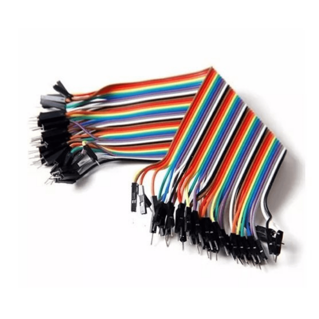 Cable Protoboard 40vias Macho Macho Color Dupont 20cm – Hipercom