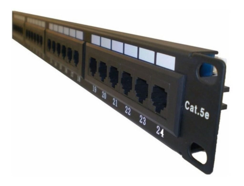 Patchera Patch Panel Rj45 Utp Cat5e 24 Puertos Bocas Pachera – Hipercom
