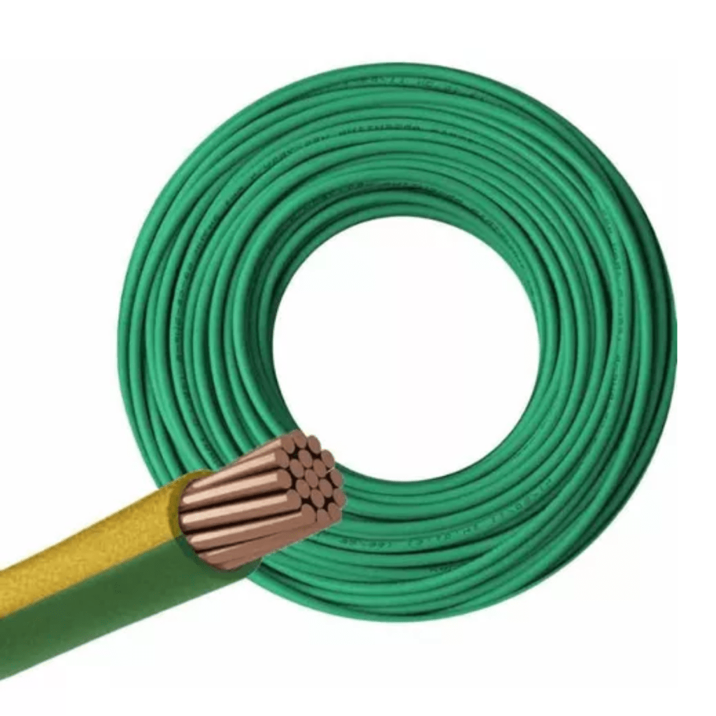 Cable Unipolar Normalizado 1,5mm Color Verde/Amarillo Ecoflex 100% ...