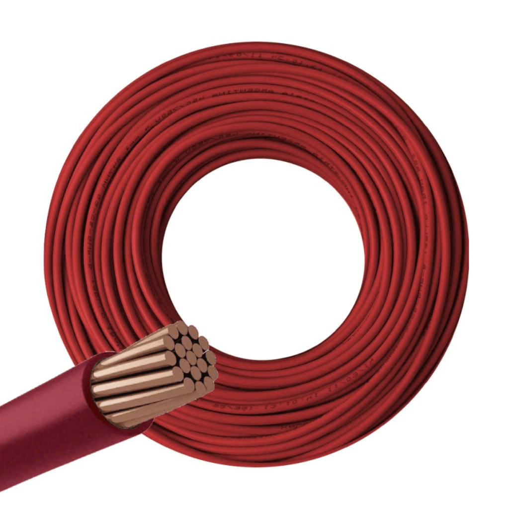 Cable Unipolar Normalizado 1mm Color Rojo Ecoflex 100% Cobre En Rollo ...