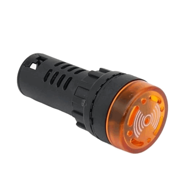 Buzzer Indicador Sonoro Buzer 220v Tablero Luz Led – Amarillo – Hipercom
